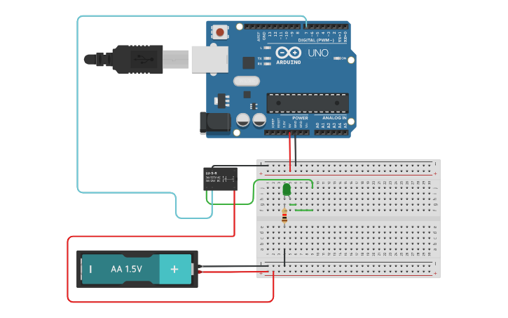 Circuit design Copy of Capteur Tor - Tinkercad