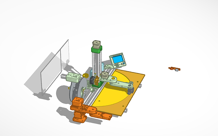 3D design YANG SCARA printer "Scarab" - Tinkercad