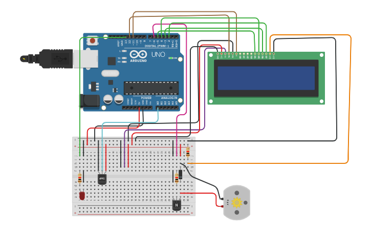 Circuit Design Automatic Room Temperature Controller Tinkercad
