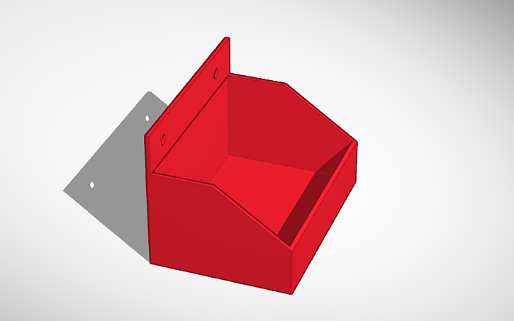 3D design storage box - Tinkercad