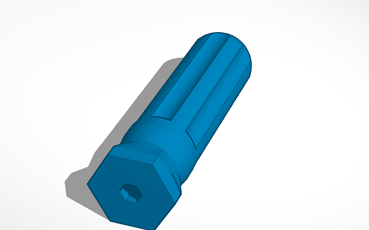 3D design Screwdriver Handle - Tinkercad