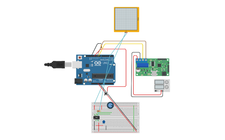 Circuit design Copy of GSM SMS Project - Tinkercad