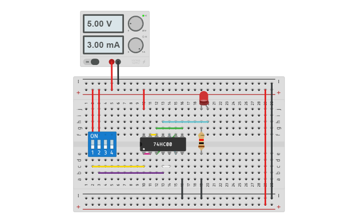 Circuit design micro-project 1 - Tinkercad