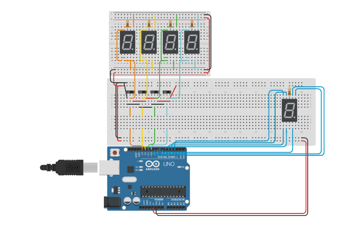Circuit Design Binary To Hexadecimal Converter Tinkercad Circuit Design Binary To Hexadecimal Converter Tinkercad