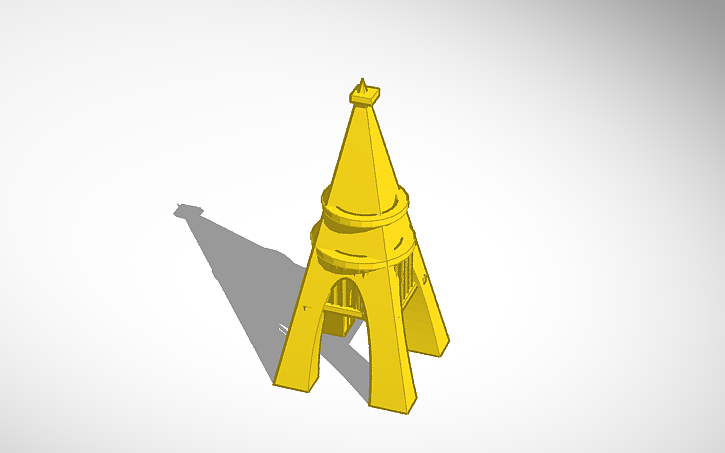 3D design Copy of Eiffel Tower | Tinkercad