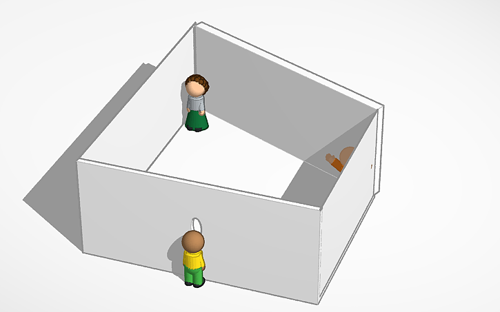 3D design the ames room illusion - Tinkercad