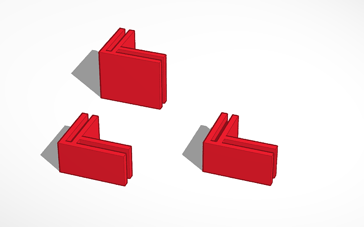 3D design Cardboard Clips 18mm - Tinkercad