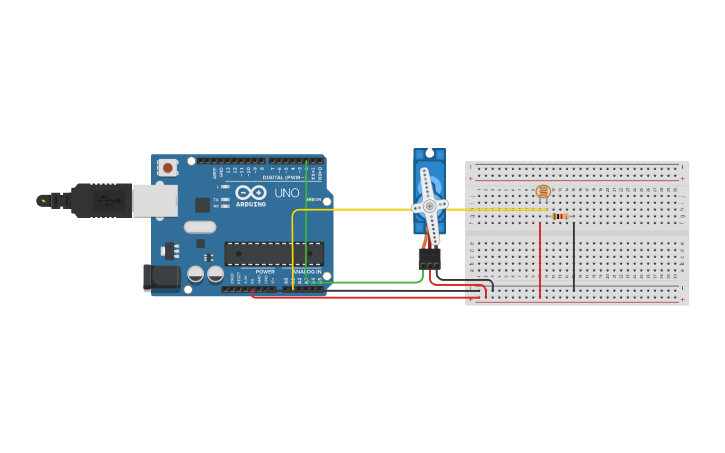 Circuit design Jendela Otomatis Berbasis Arduino - Tinkercad