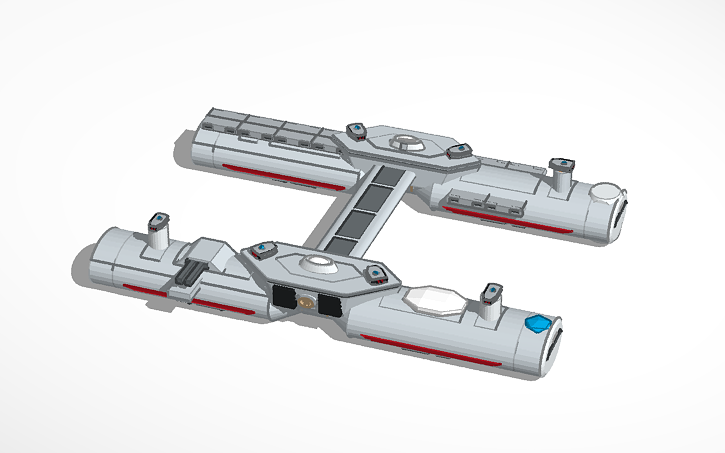 3D design star trek dock - Tinkercad