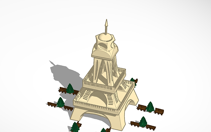 3D design Tower | Tinkercad