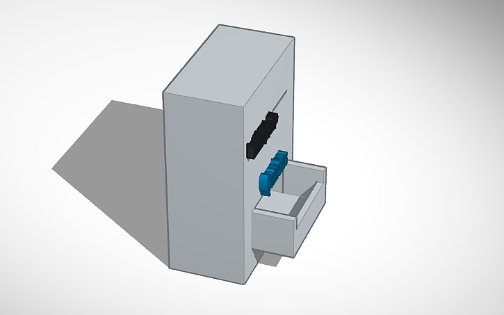 3D design Coin Machine - Tinkercad