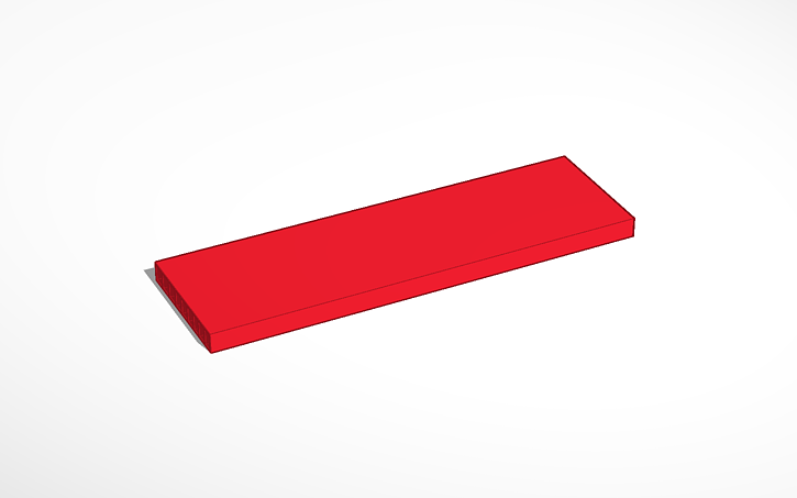 3D design Long/High Brick Breather/Drain | Tinkercad
