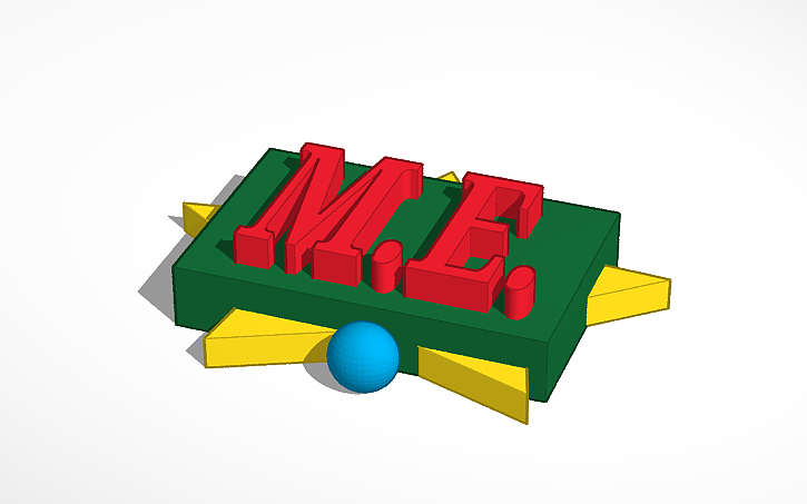 3d Design My Initials Tinkercad