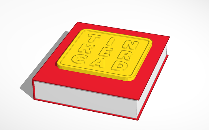 3D design Book (Includes all the shapes in the page part!) | Tinkercad