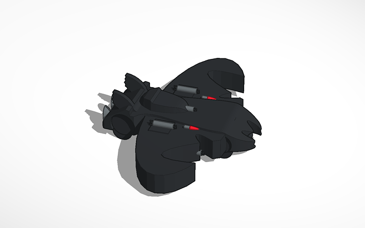 3D design Batman Bat plane | Tinkercad