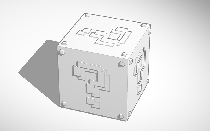 3D design Mario Block | Tinkercad