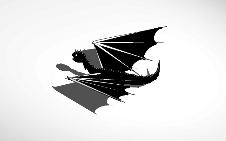 3D design Dragon - Tinkercad