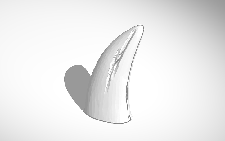 3D design Copy of T-Rex ToothV1.5 - Tinkercad