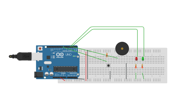 Circuit design buzzer | Tinkercad