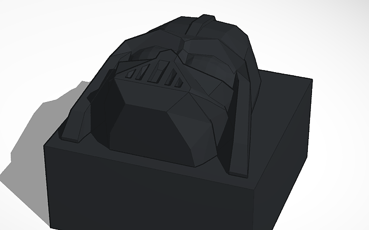 3D design Vader Keycap - Tinkercad