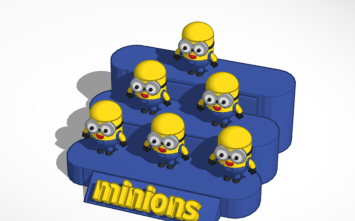 3D design minions - Tinkercad