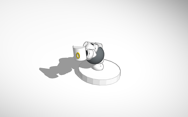 3D design glados portal 2 - Tinkercad