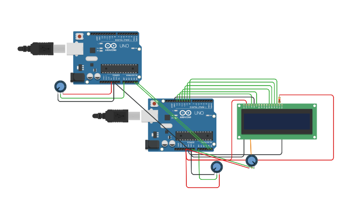 Circuit design I2C Slave send master request - Tinkercad