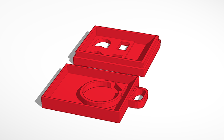 3D design ford focus key fob case - Tinkercad
