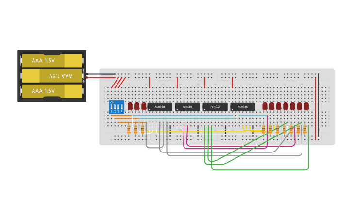 Circuit design Ejercicio 1 - Tinkercad