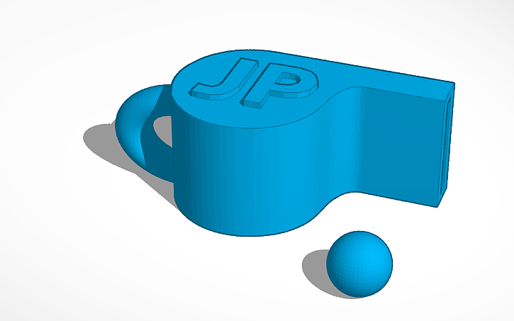 3D design Whistle - Tinkercad