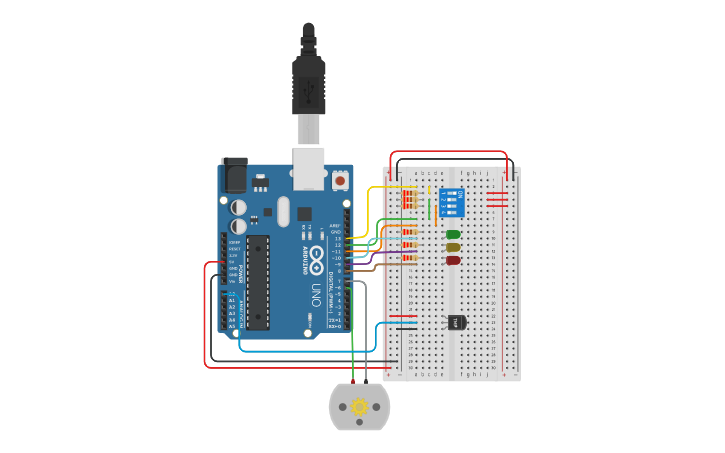Circuit design Proyecto final de programación. Xiao Mendez y Daniel Segura - Tinkercad