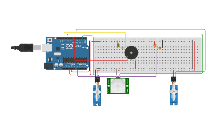 Circuit design Tienda - Tinkercad
