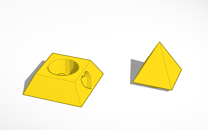 3D design pyramid_box | Tinkercad