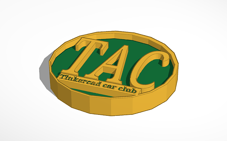 3D design tinkercad automobile club - Tinkercad