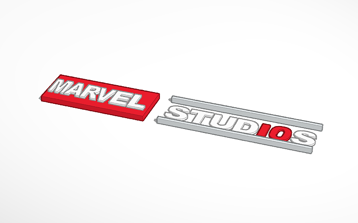 3D design MARVEL - Tinkercad