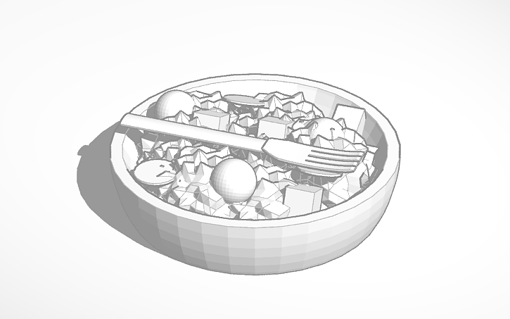 3D design Salad - Tinkercad