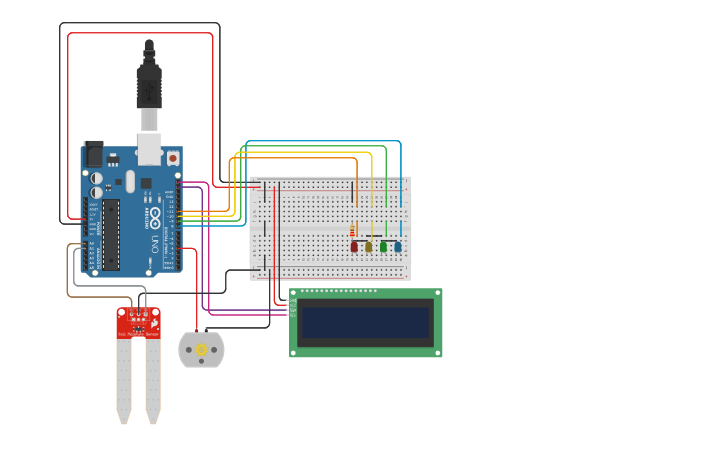 Circuit design IOT Assignment - Tinkercad