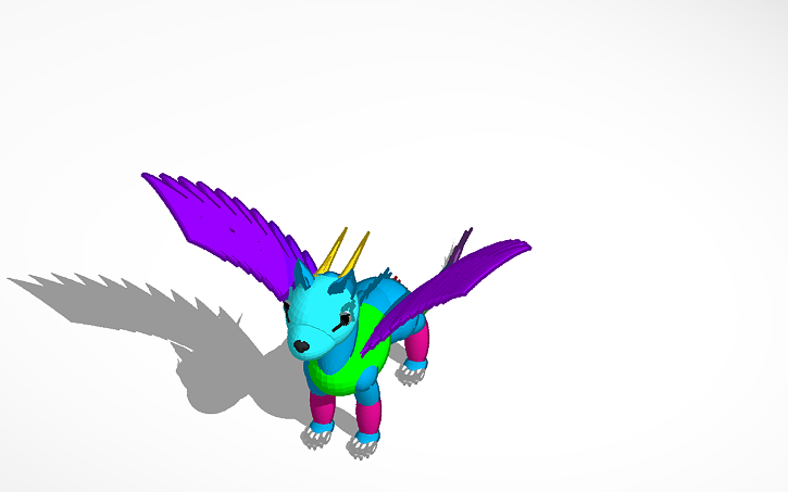 3D design Dragon - Tinkercad