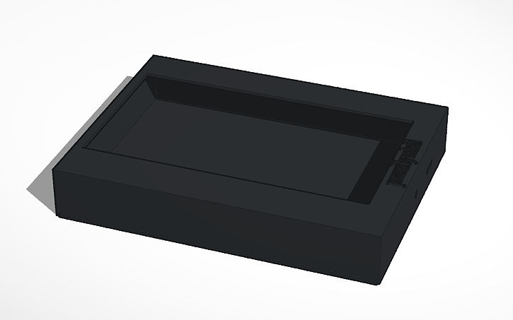 3D design touch screen tablet - Tinkercad