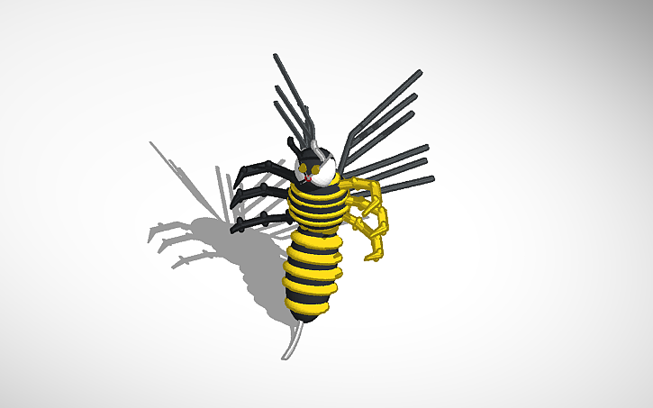 3D design The cyborg bee | Tinkercad