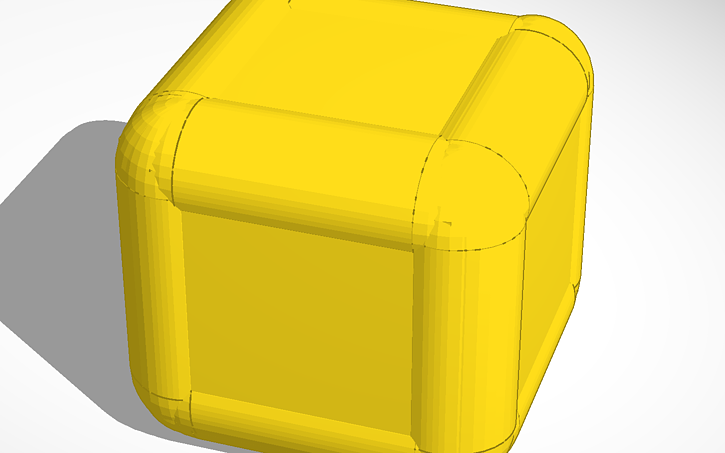 3D design Rounded Square - Tinkercad
