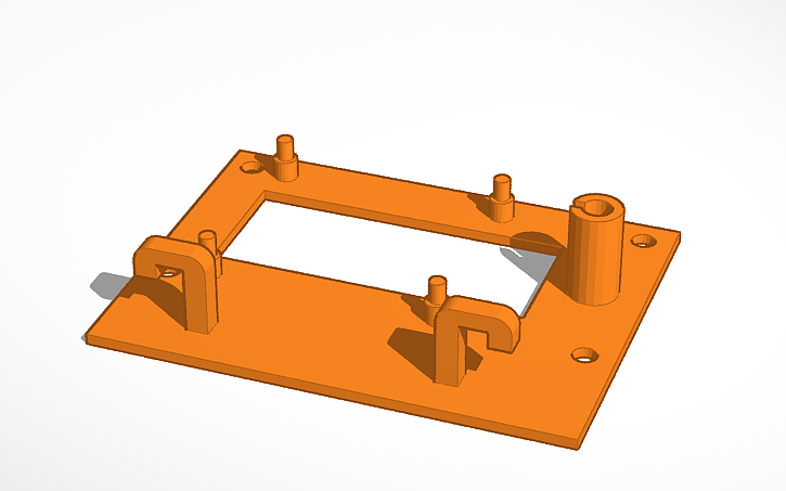 3D design Temperature Controller Baseplate Mount - Tinkercad