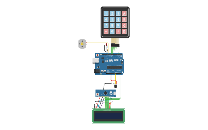 Circuit design O3Gen with IC2 module - Tinkercad