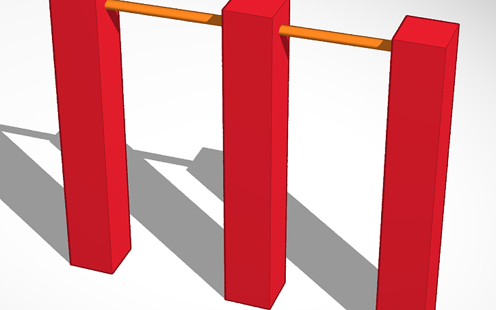 3D design pull-up - Tinkercad