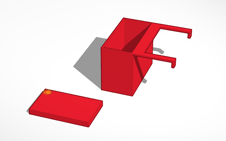3d Design Remote Holder Tinkercad