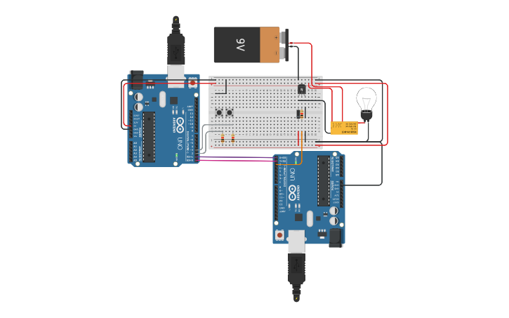 Circuit design Comunicación Bluetooth - Tinkercad