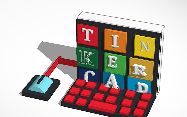 3D design Tinkercad Compueter - Tinkercad