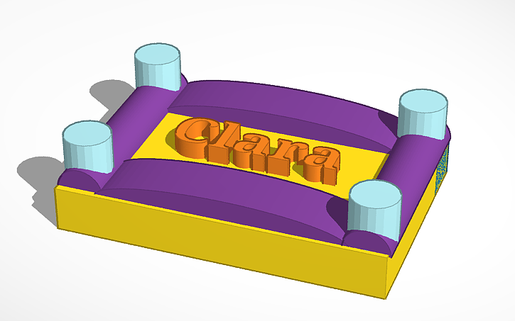3D design Name Tag | Tinkercad