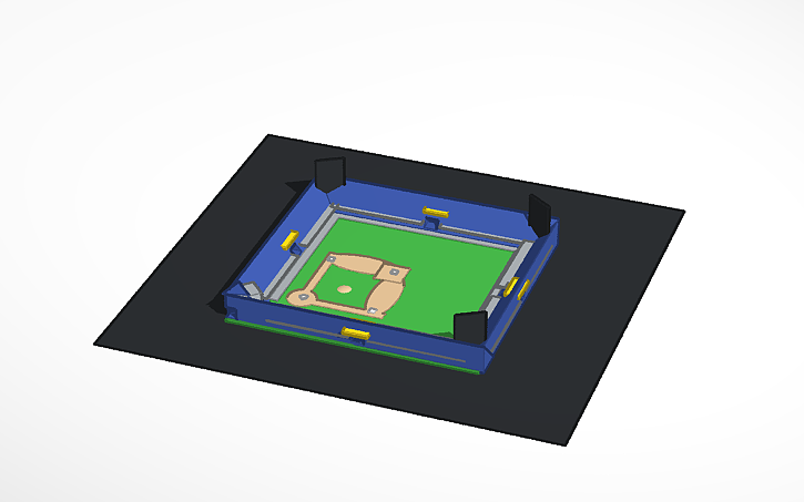 3D design Baseball Stadium - Tinkercad