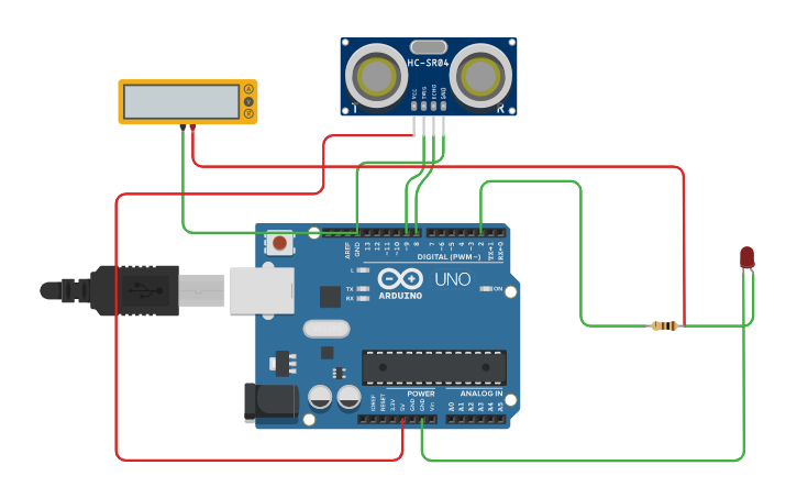 Circuit design SISO_Kel34 | Tinkercad